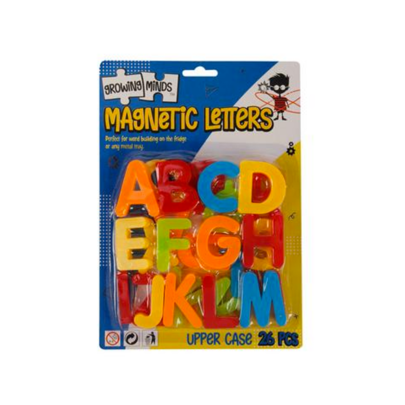 Growing Minds - Magnetic Letters Upper Case 26pce – MyToy.co.za