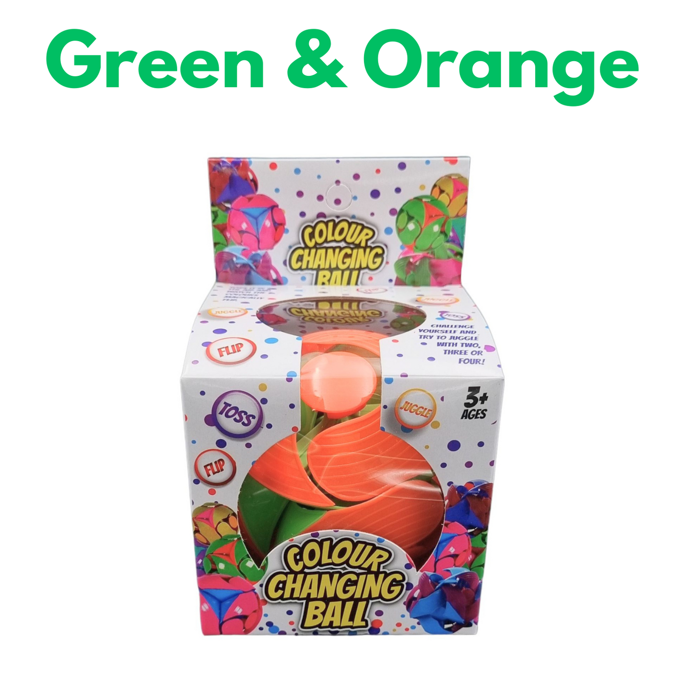 Magic Colour Changing Ball - Green & Orange – MyToy.co.za