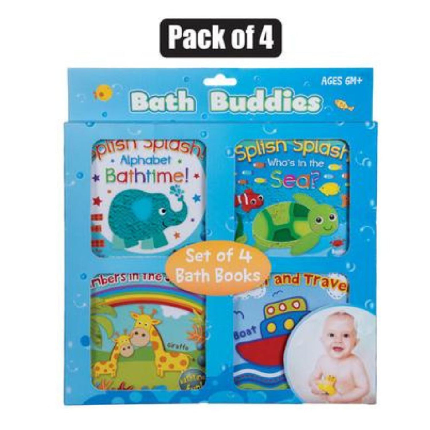 Bath Buddies - set of 4 Bath Books – MyToy.co.za