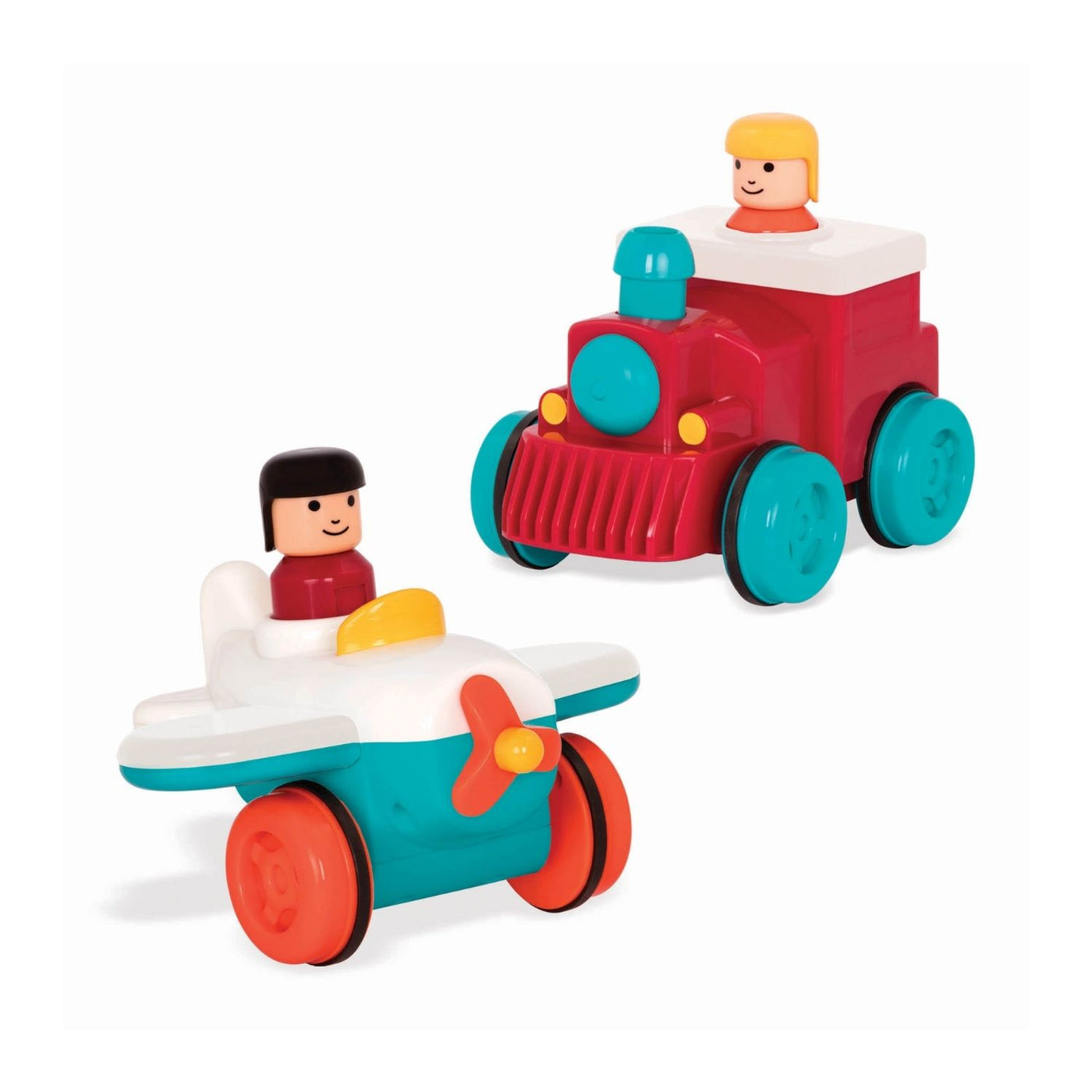 Battat Pump And Go Airplane & Train Engine Set – MyToy.co.za