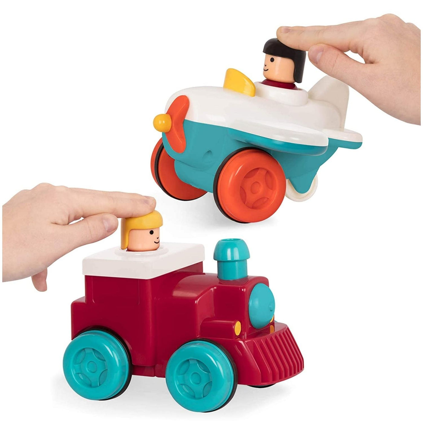 Battat Pump And Go Airplane & Train Engine Set – MyToy.co.za