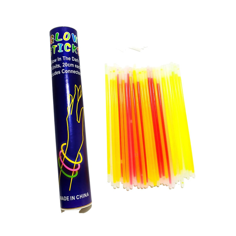 Glow Sticks Glow in the Dark - 50 Units 20cm