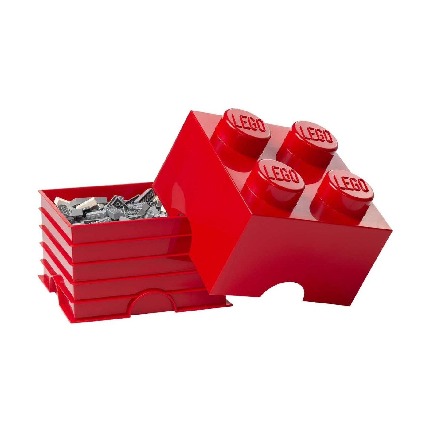 LEGO® 4-Stud Red Storage Brick – MyToy.co.za