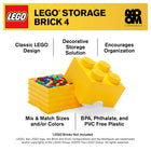 LEGO® 4-Stud Yellow Storage Brick – MyToy.co.za