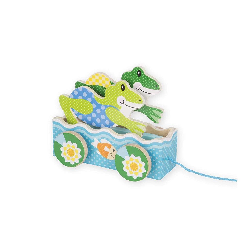 Melissa & Doug First Play Friendly Frogs Pull Toy
