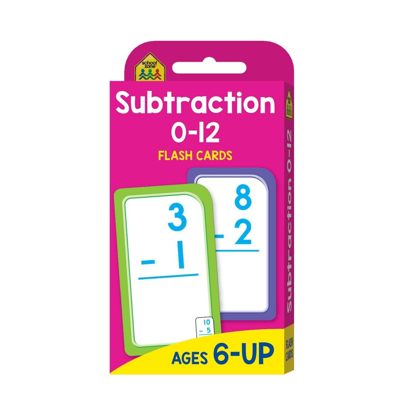 School Zone - Flash Cards Subtraction 0-12 – MyToy.co.za