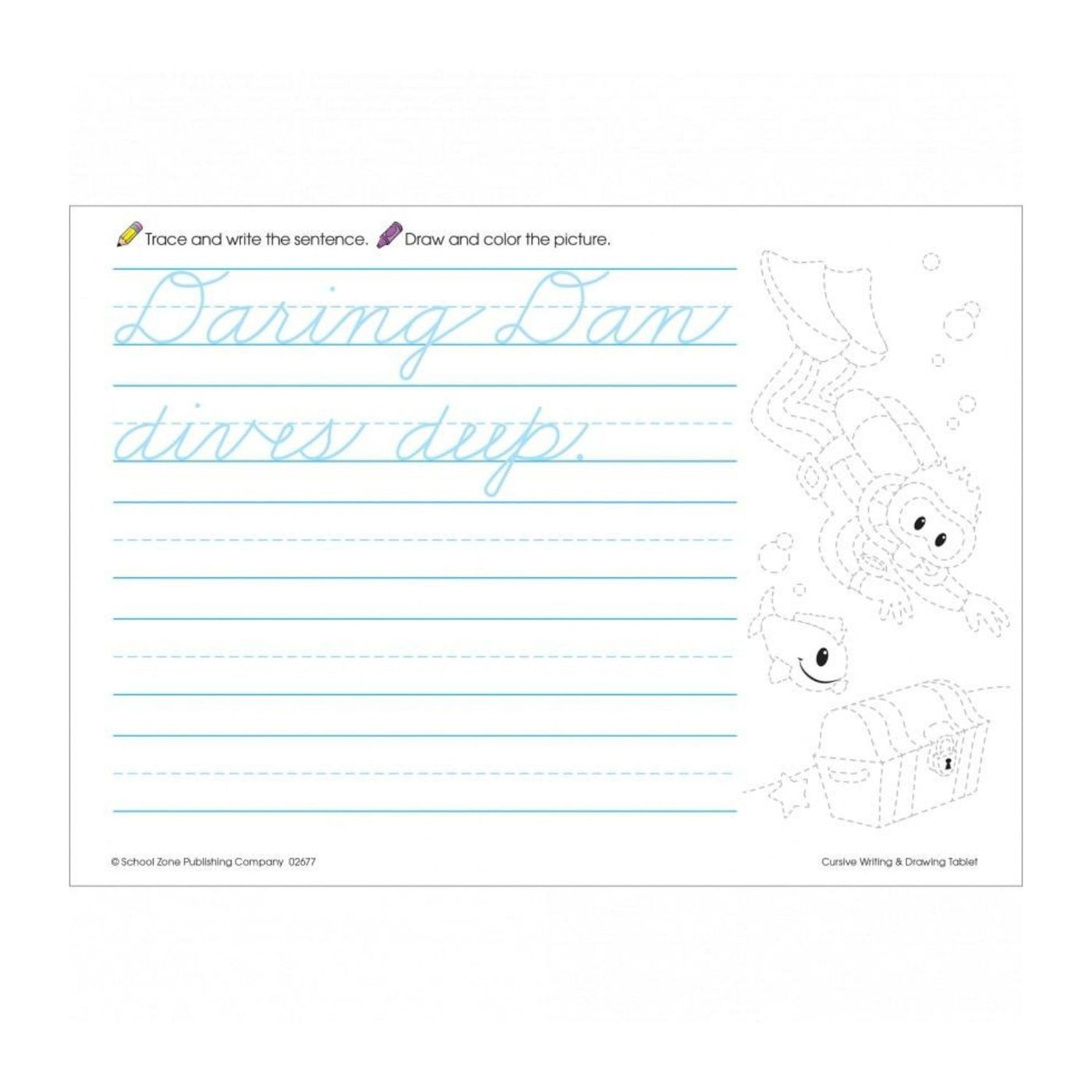 School Zone - Workbook Handwriting, Cursive Writing And Drawing – MyToy ...