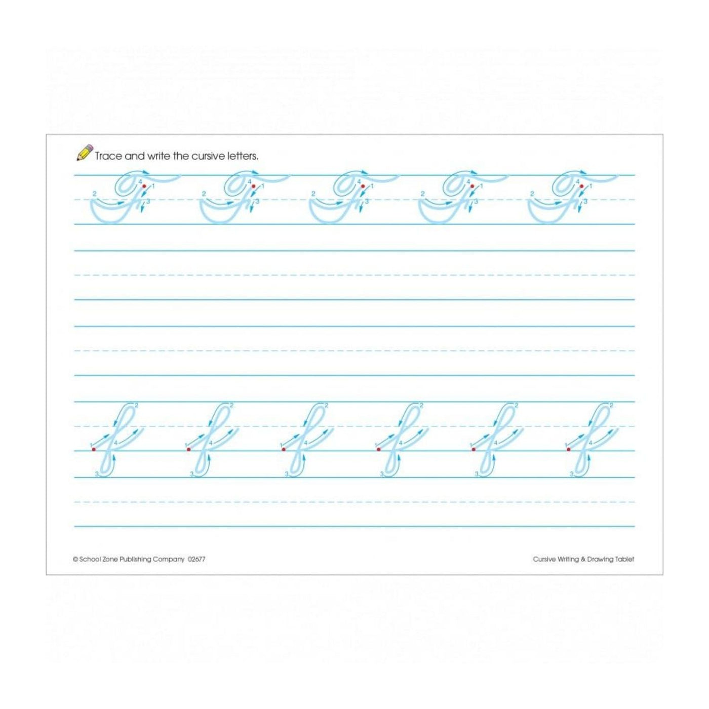 School Zone - Workbook Handwriting, Cursive Writing And Drawing – MyToy ...